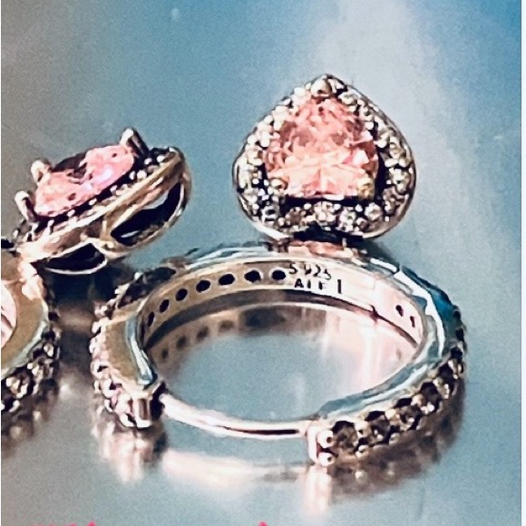 Pandora | Jewelry | Authentic Pandora Sparkling Halo Heart Sterling ...